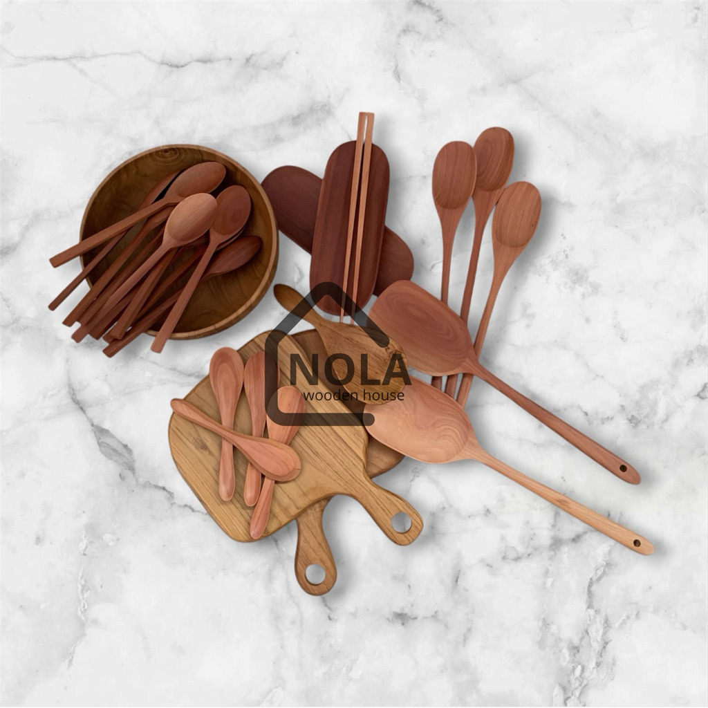 Jual ANEKA SENDOK KAYU AESTHETIC / WOODEN CRAFT | Shopee Indonesia
