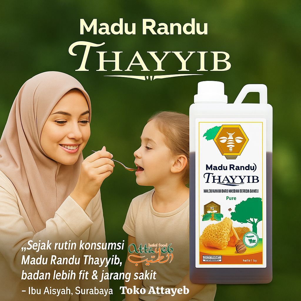 Jual Madu Randu 1kg Thayyib dari bunga randu 100% Alami 1 kg Madu Randu ...