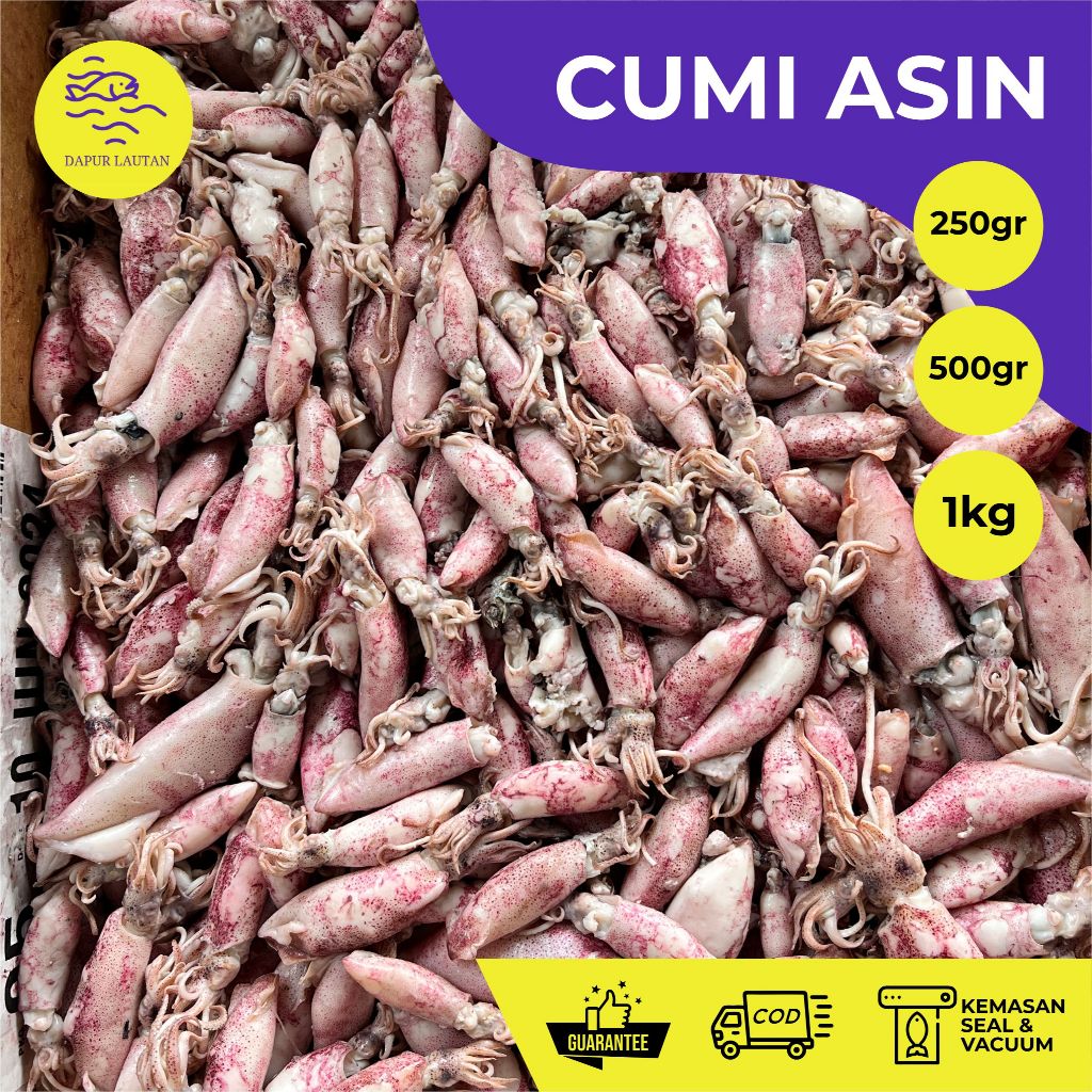 Jual Cumi Asin / Cumi Rebus Berat 250 gram, 500 gram & 1 kg | Shopee ...