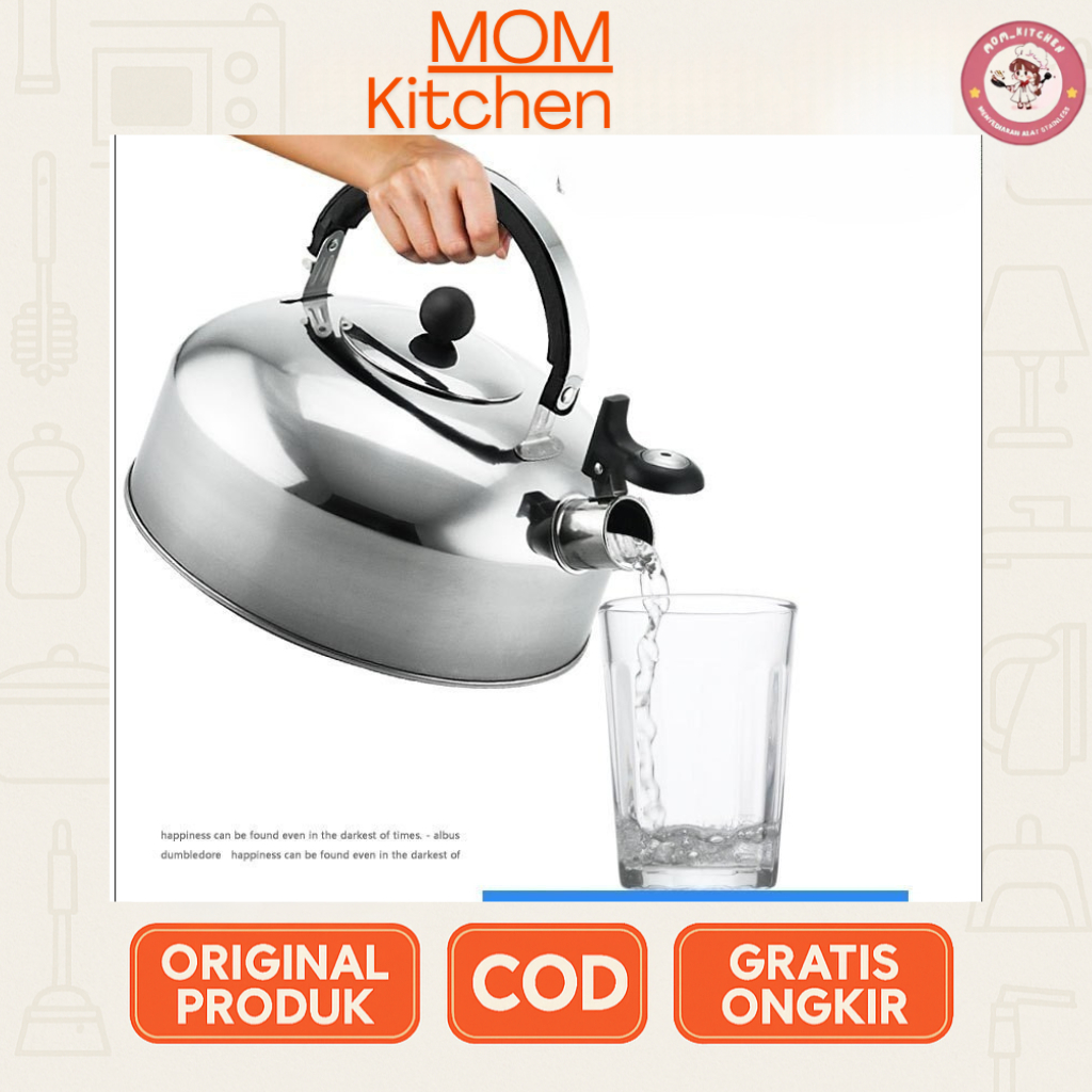 Jual King Balance Teko Siul Stainless Steel 3 Liter Whistling Kettle - Teko Bunyi Warna | Shopee ...