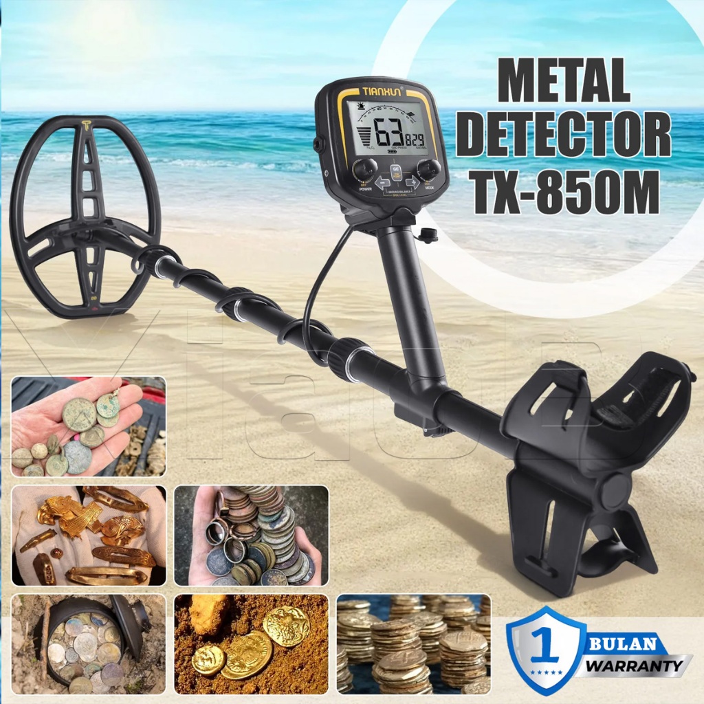 Jual Pendeteksi Logam Metal Gold Silver Detector - TX-850 Pendeteksi ...