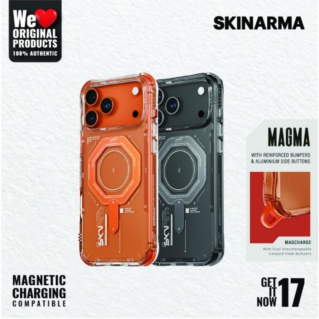 Jual Casing iPhone 17 Air / 17 Pro / Pro Max - SKINARMA Magma Magsafe ...