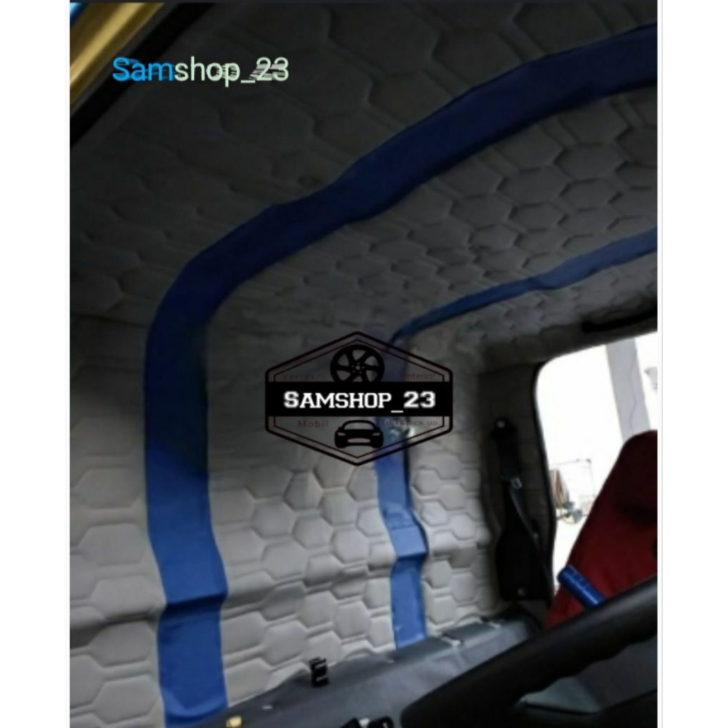 Jual Cover lapis plapon atas dan kabin belakang/Motif Tawon/truk ragasa ...
