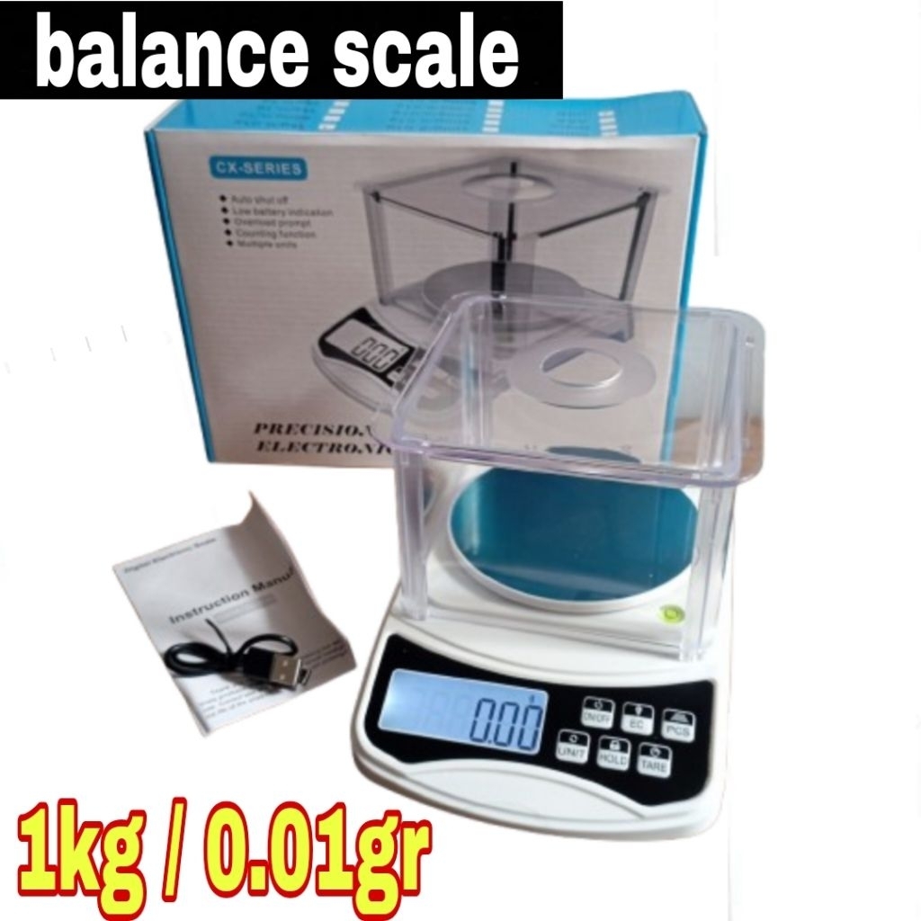 Jual timbangan digital 1000gr 1kg 0.01g timbangan analitik lab ...