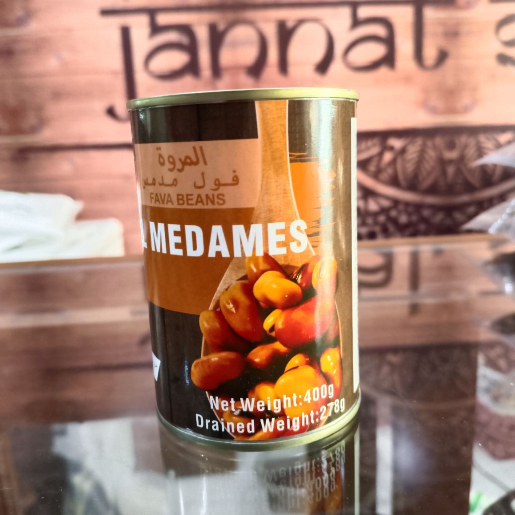 Jual MARWA FOUL MEDAMES BROAD BEANS Fava Bean's Kacang Fuul 450 gram ...
