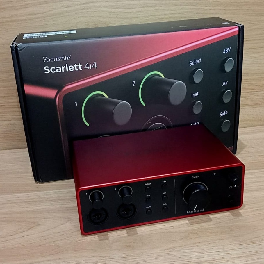Jual Focusrite Scarlett 4i4 Gen 4 Soundcard Audio Interface | Shopee ...