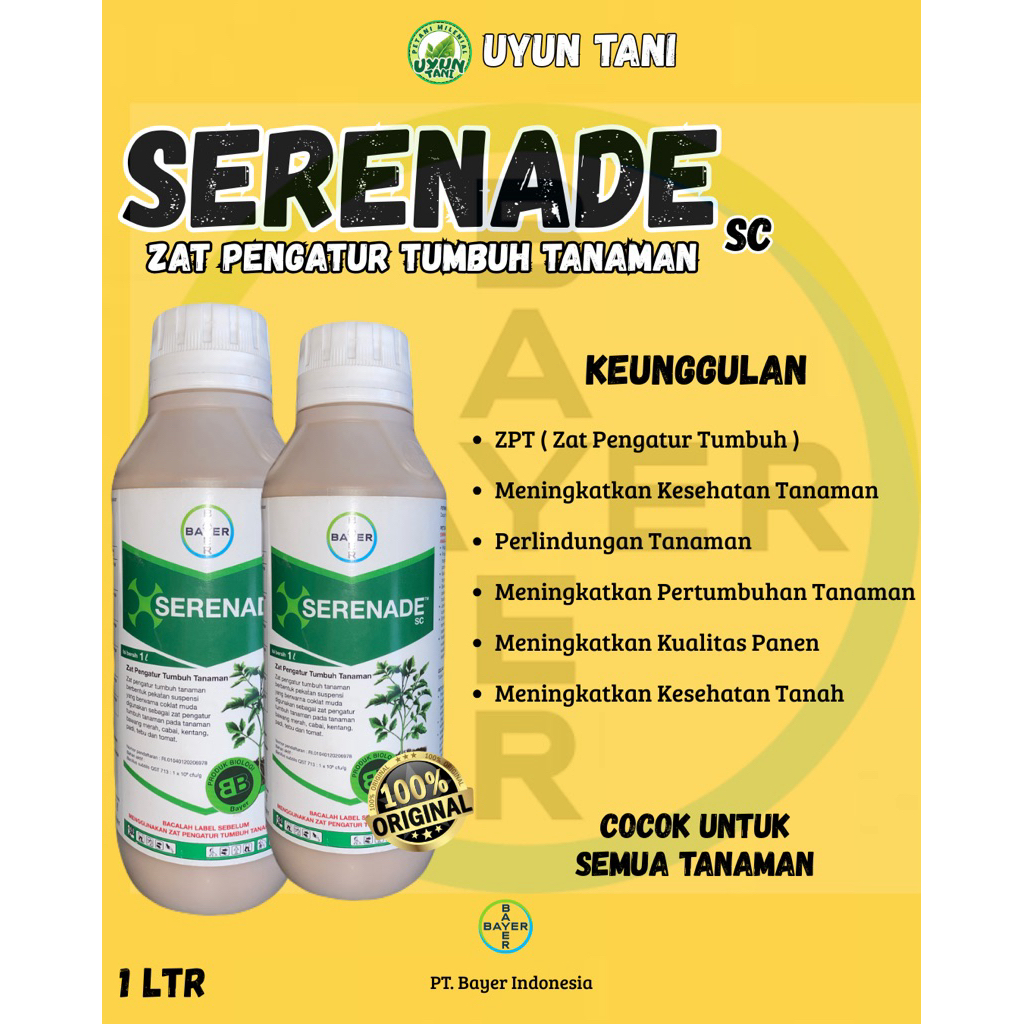 Jual ZPT Serenade Sc 1 Liter Zat Pengatur Tumbuh Tanaman | Shopee Indonesia