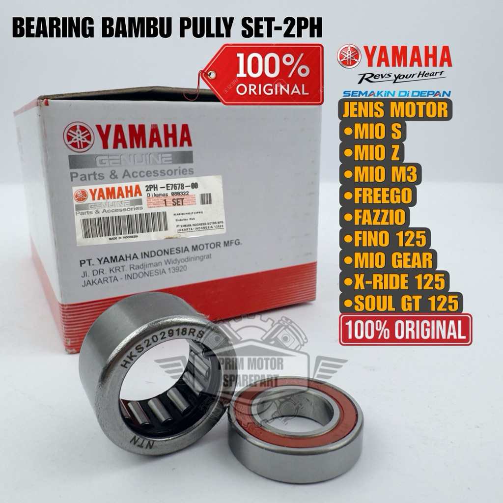 Jual ORIGINAL 100% BEARING BAMBU LAHER AS PULLY CVT YAMAHA MIO M3, MIO ...