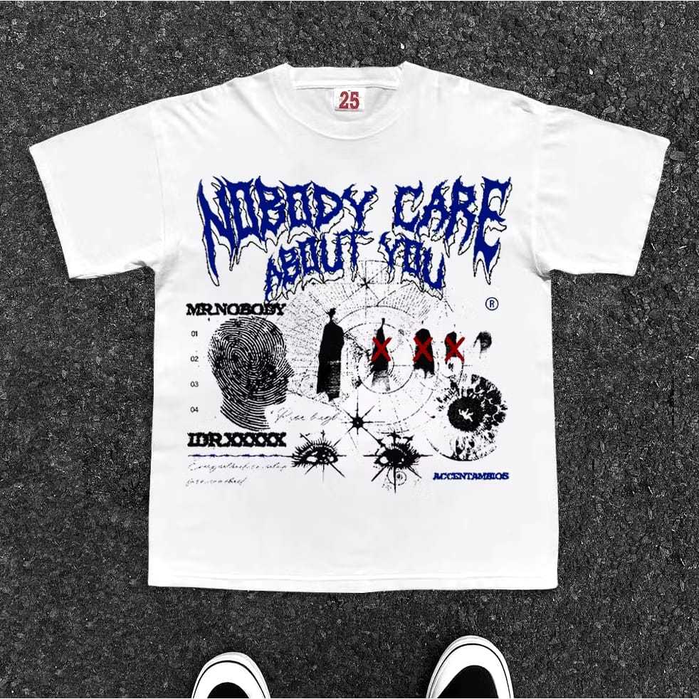 Jual Kaos American retro Style T-shirt Oversize Hip-hop dark series ...