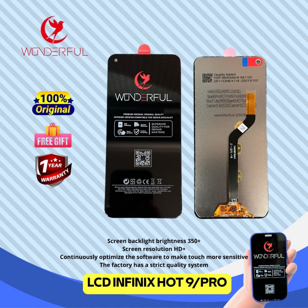 Jual WONDERFUL LCD Touchscreen Infinix NOTE 7 LITE / HOT 9 / HOT 9 PRO ...