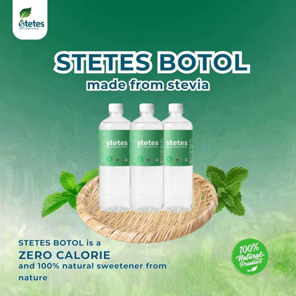 Jual Stetes Botol - Simple Sirup - Liquid 1 liter - Pemanis Stevia ...