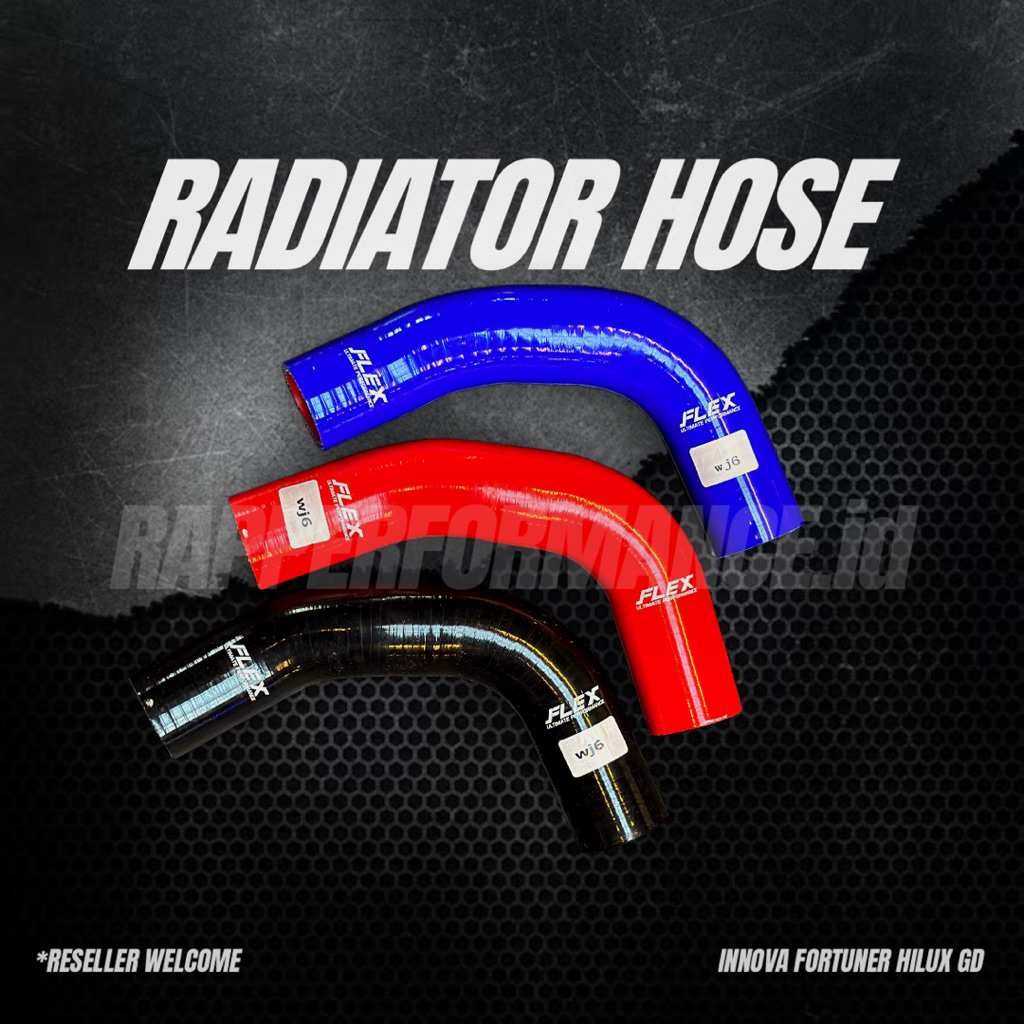 Jual FLEX Selang Raditor Hose Upper 2GD 1GD Innova Fortuner Hilux 2016 ...