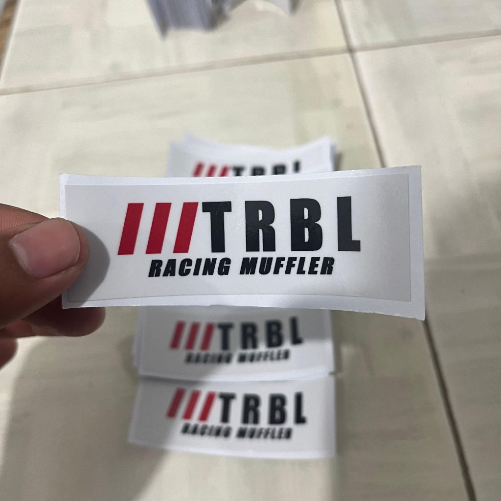 Jual Stiker TRBL RACING MUFFLER (2 pcs) | Shopee Indonesia