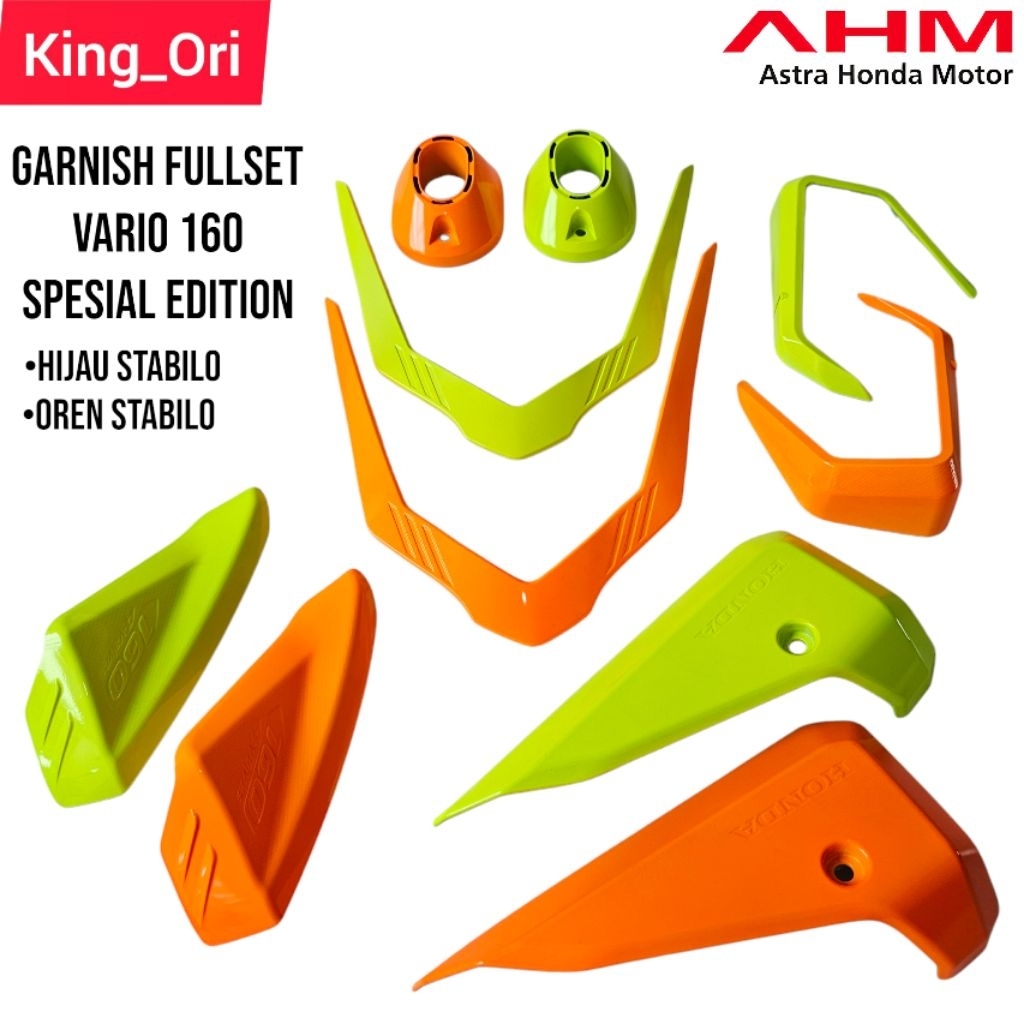 Jual Garnish Fullset Motor Honda Vario 160 Special Edition | Shopee ...