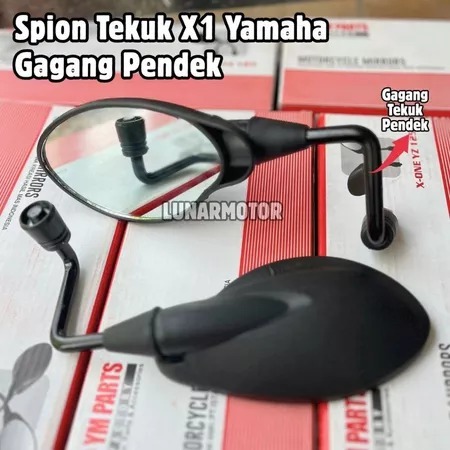 Jual Spion X1 125z Yamaha 2X Bekuk Lekuk Thailand Gagang Hitam Spion ...