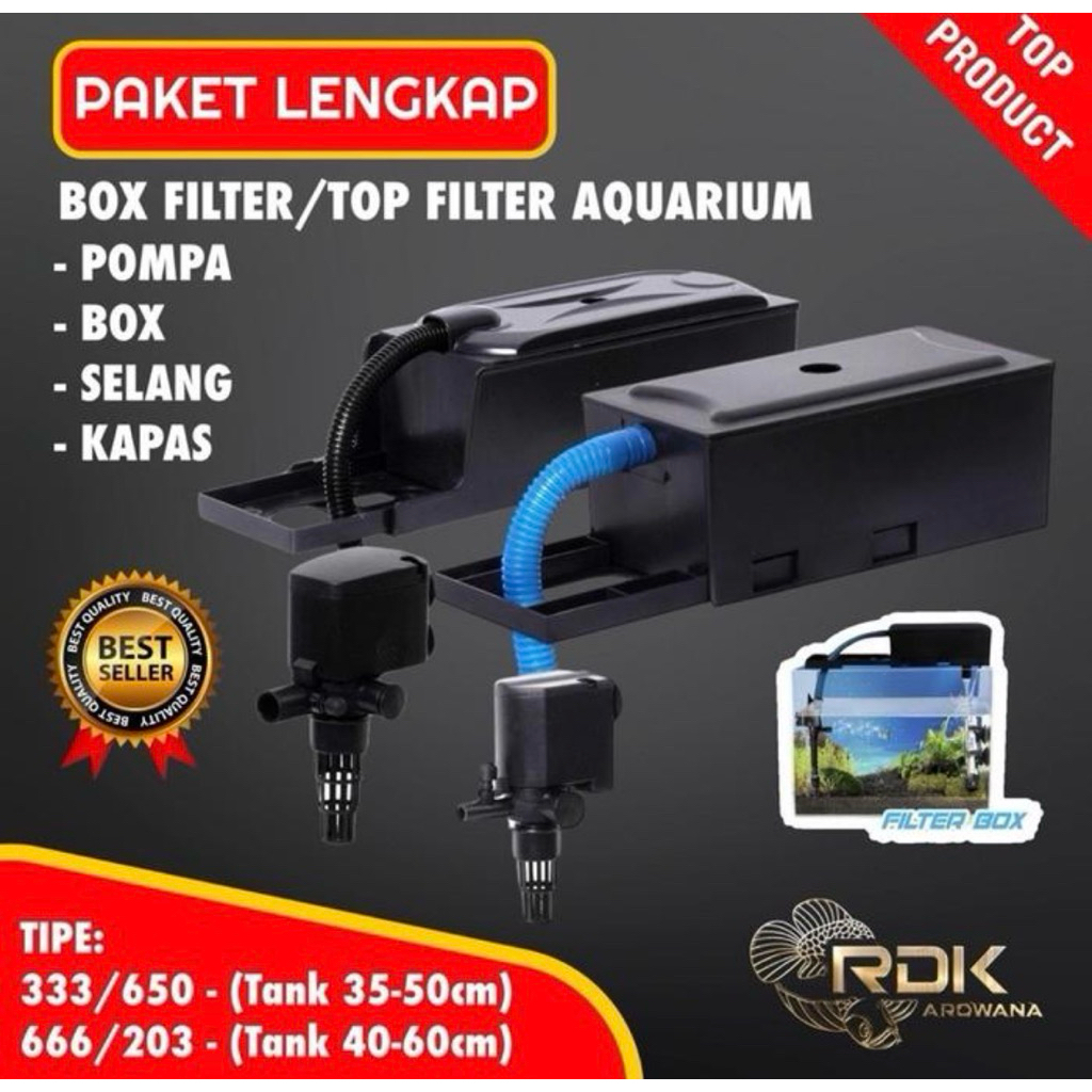 Jual MESIN TOP FILTER 1200 + KAPAS FULLSET TINGGAL PAKAI filter box ...