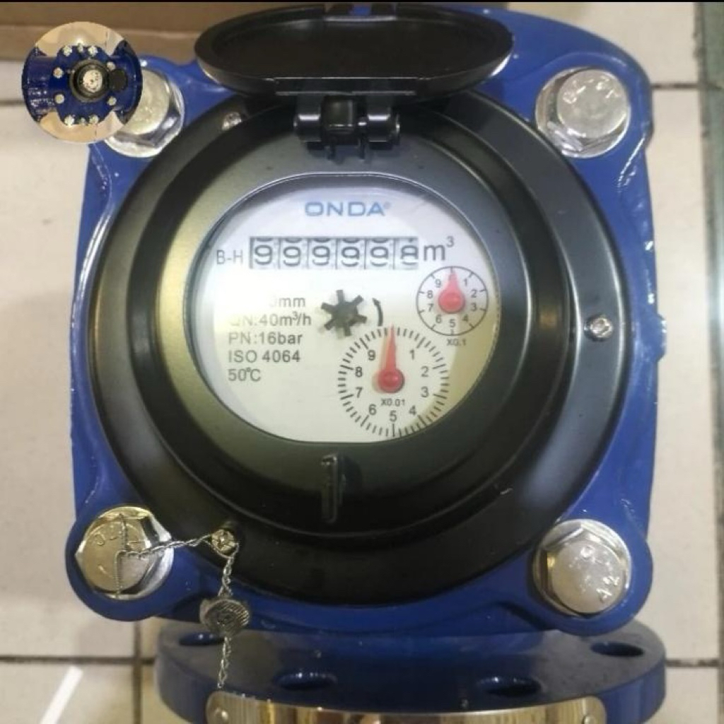 Jual Jual Water Meter ONDA Size 3 Inch DN 80 mm / Meteran Air Bersih ...