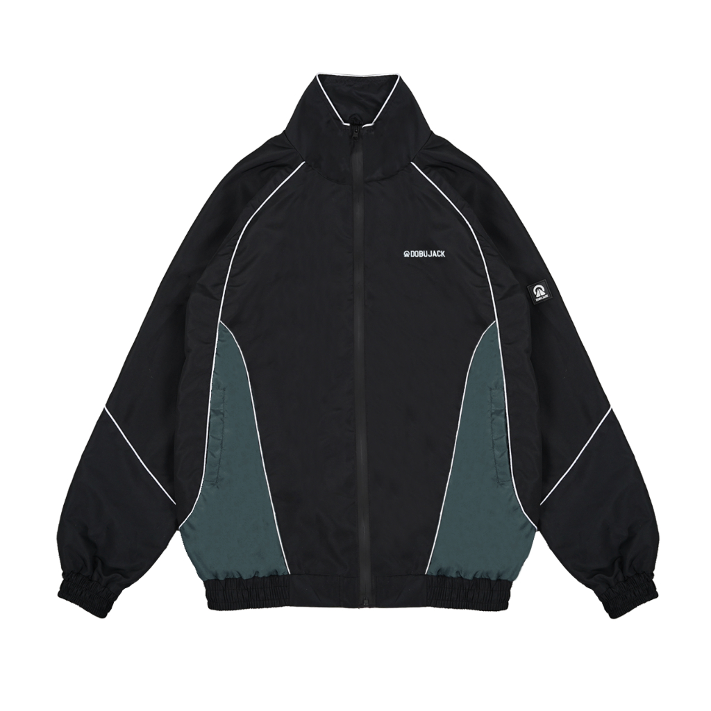 Jual Dobujack Tracktop Jacket Furi Black Ebony | Shopee Indonesia