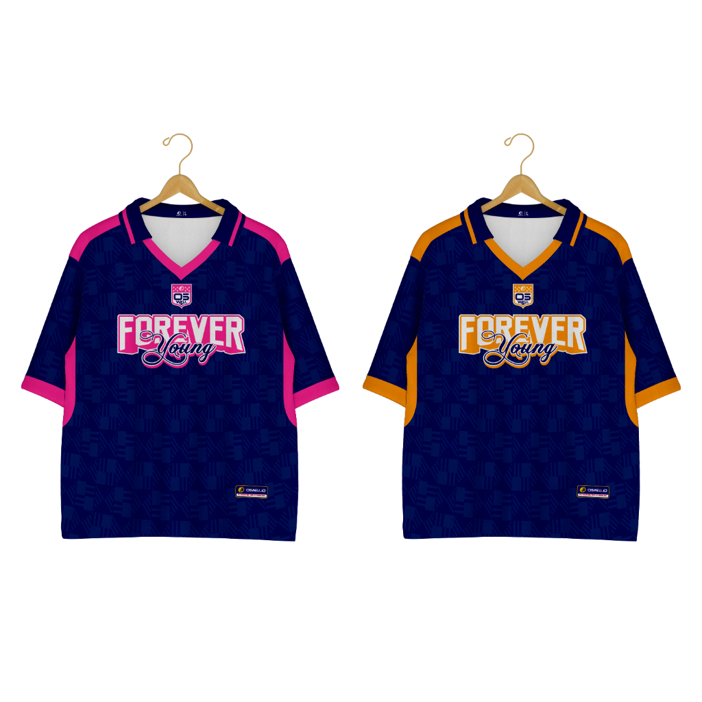 Jual JERSEY COUPLE RETRO COLLAR 4 WOMEN AND MEN BISA PASANG NAMA DAN ...