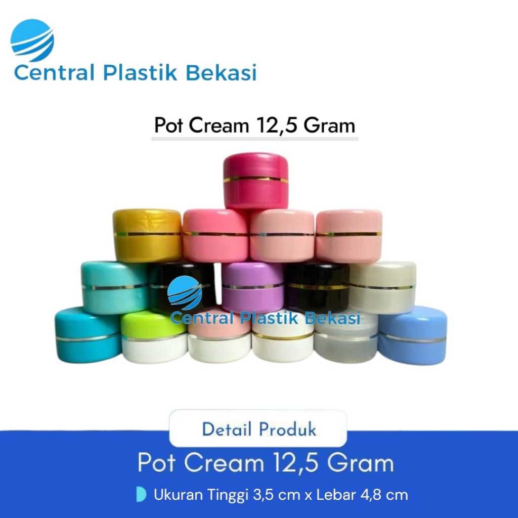 Jual Pot Cream 12,5 gr | Pot Cream Kemasan Kosmetik | Pot Kosmetik 12.5 ...