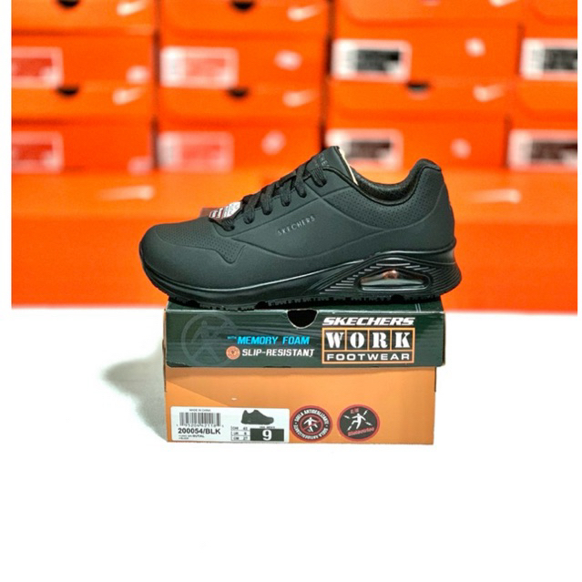 Jual SEPATU FULL HITAM SKECHERS UNO SR FULL BLACK ORIGINAL STORE ...
