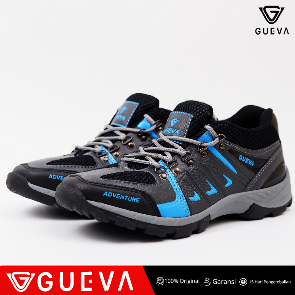Jual Sepatu Pria Outdoor Hiking GUEVA Paramount Pendek Anti Slip Anti ...