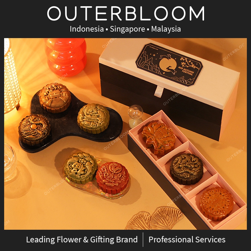Jual Mooncake Premium - Outerbloom Mooncake Mid Autumn Cake - 6 Pilihan ...