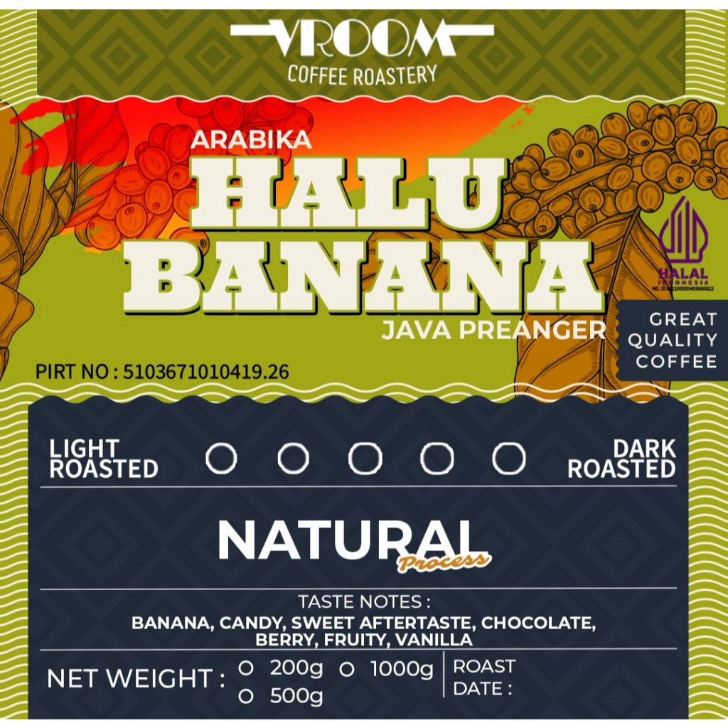 Jual Coffee Arabica Java Preanger Halu Natural Honey Roasted Bean ...