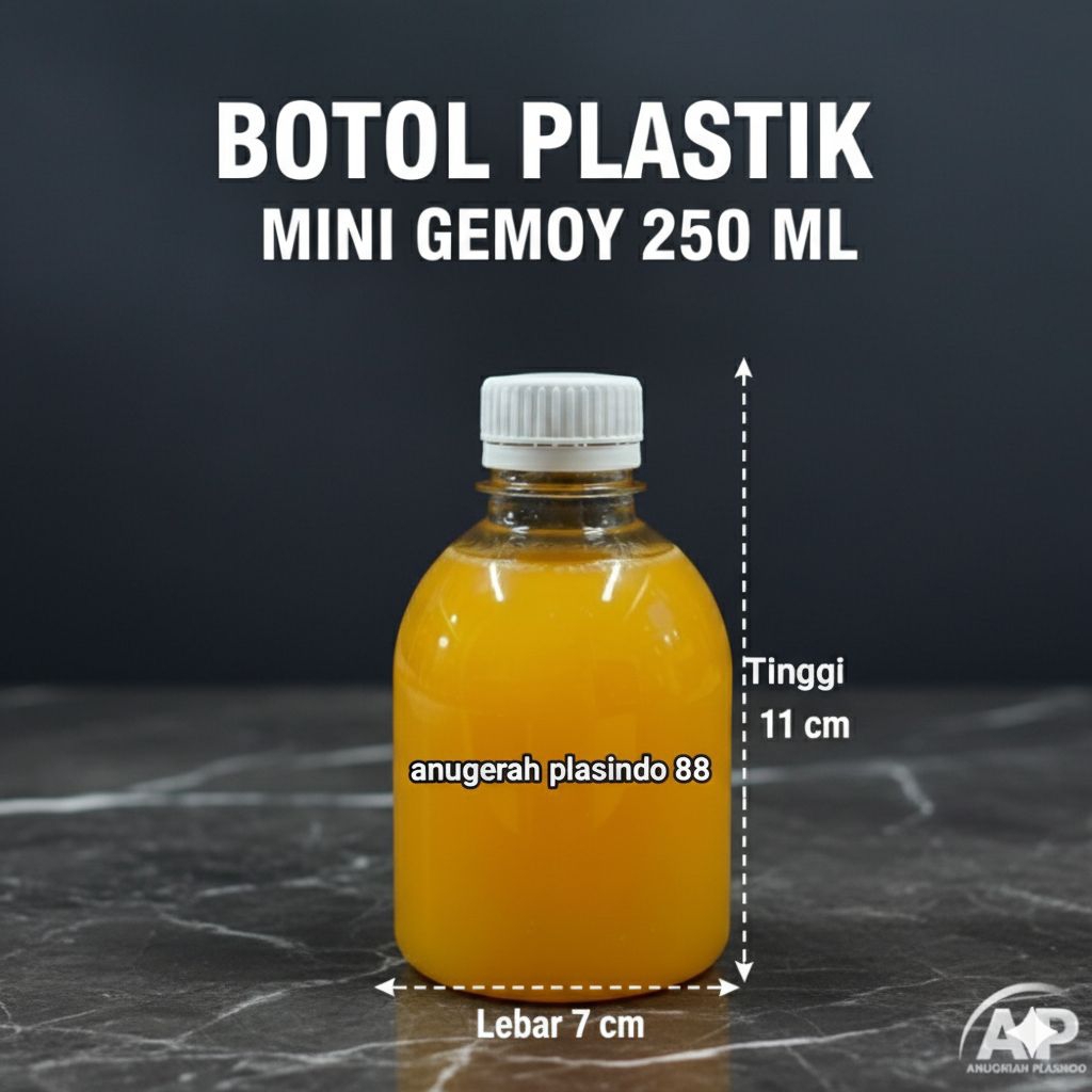 Jual BOTOL PLASTIK MINI GENDUT BULAT 250 ML isi 20 PCS instan | Shopee ...