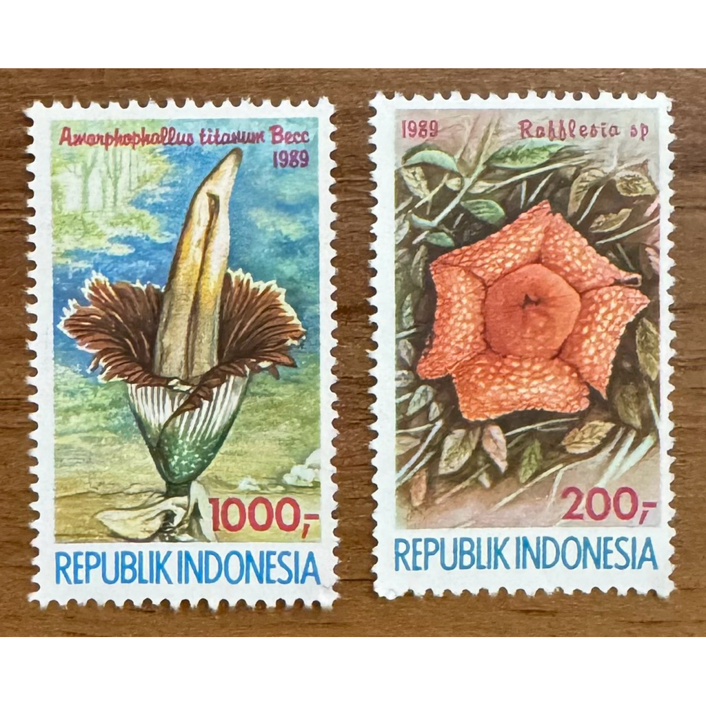 Jual Prangko Kuno Set “Seri Bunga Raflesia 1989” (Filateli) | Shopee ...