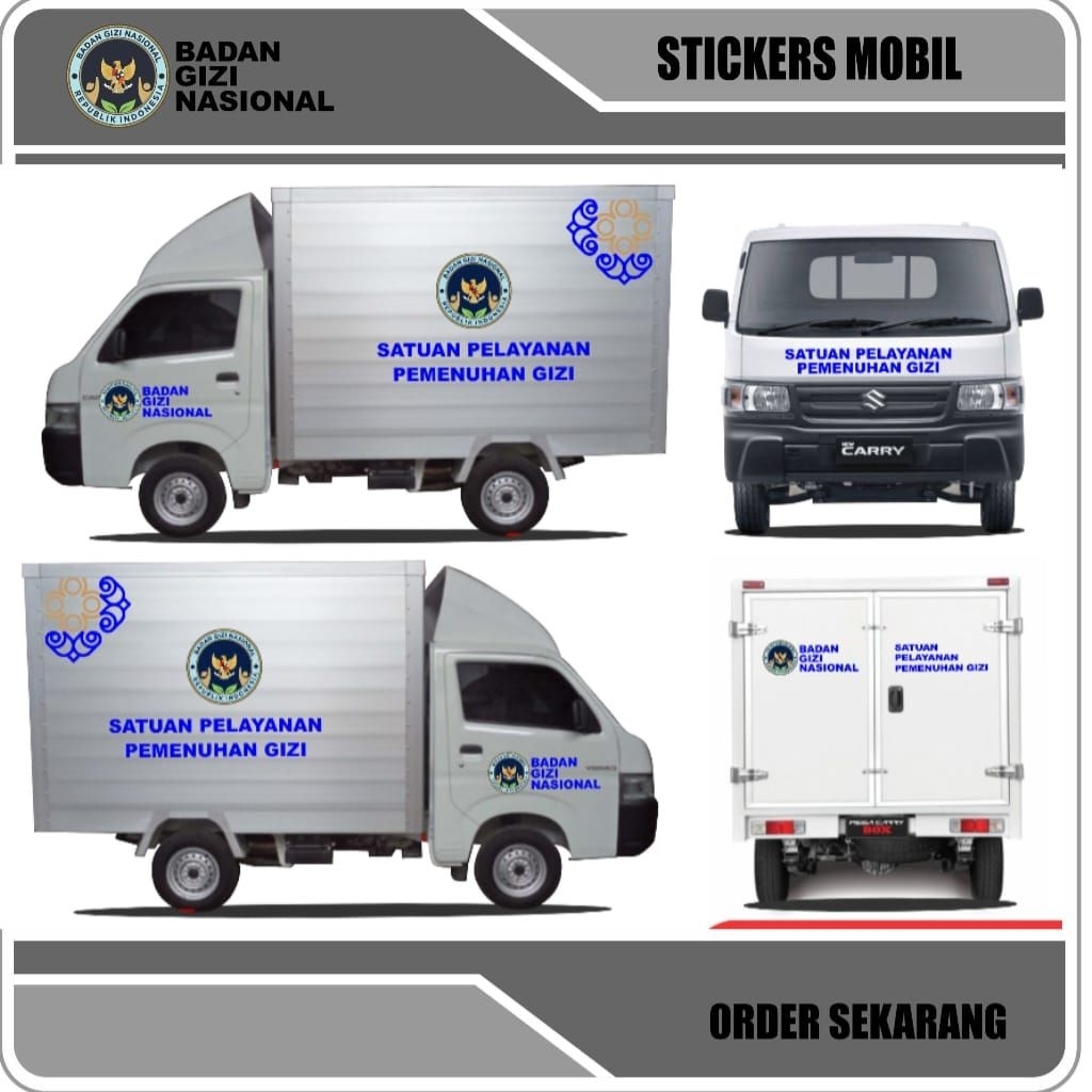 Jual Stiker Mobil Box MBG SPPG Ornamen Logo Dan Batik | Shopee Indonesia
