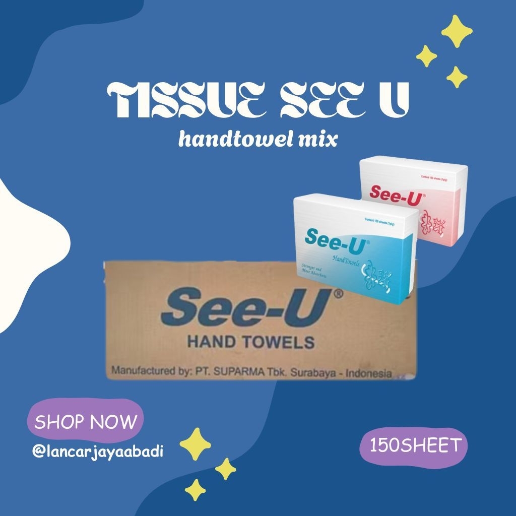 Jual Tissue seeu handtowel mix premium (1karton 20pack) | Shopee Indonesia