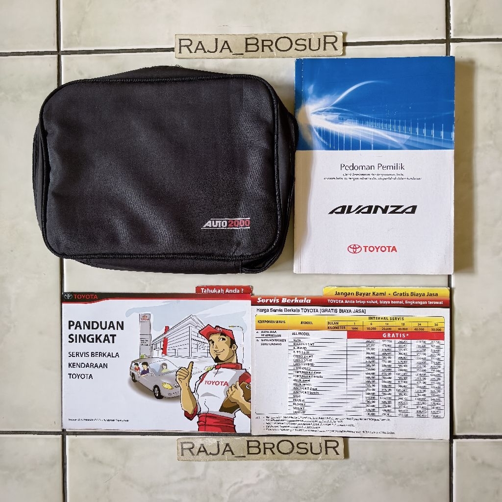 Jual Buku pedoman pemilik/Manual Book Toyota Avanza Veloz 2011-2015 ...