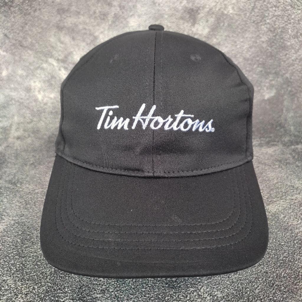 Jual Topi Tim Hortons - Hitam - Logo Bordir | Shopee Indonesia