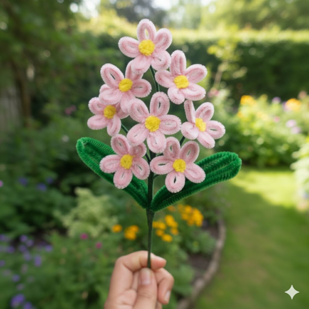 Jual bunga forget me not bunga kawat bulu bunga artificial satuan ...