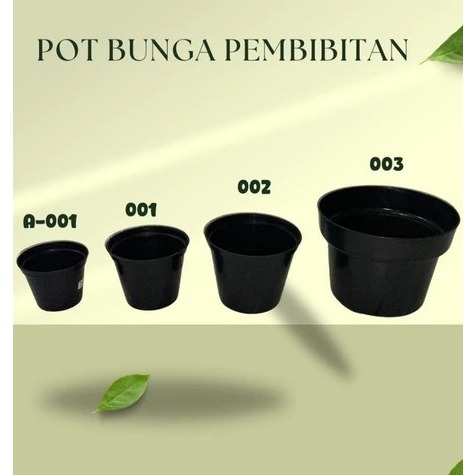 Jual (12 Pcs) LUSINAN POT TANAMAN PEMBIBITAN/POT /POT HITAM/ POT WARNA ...