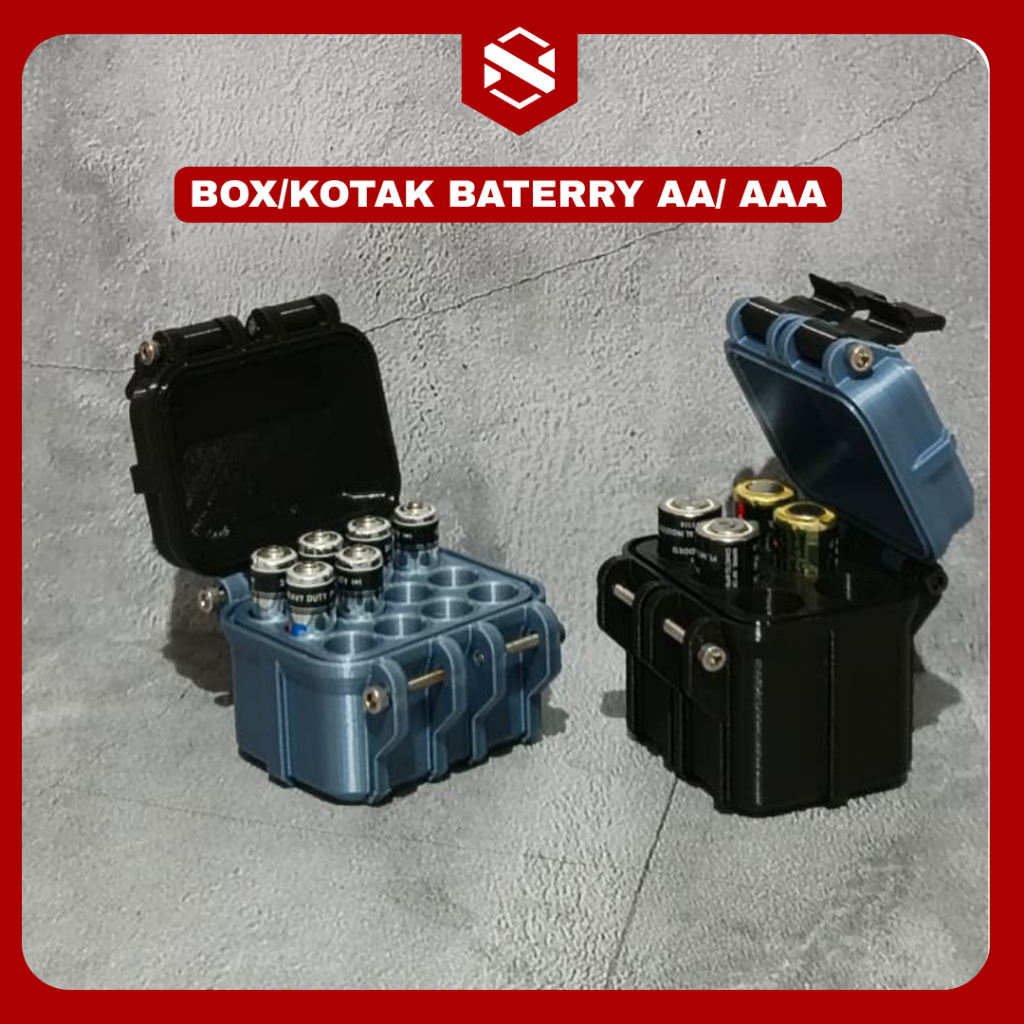 Jual Kotak Baterai / BOX Baterai/Battery/ AA/AAA/Rugged Box | Shopee ...