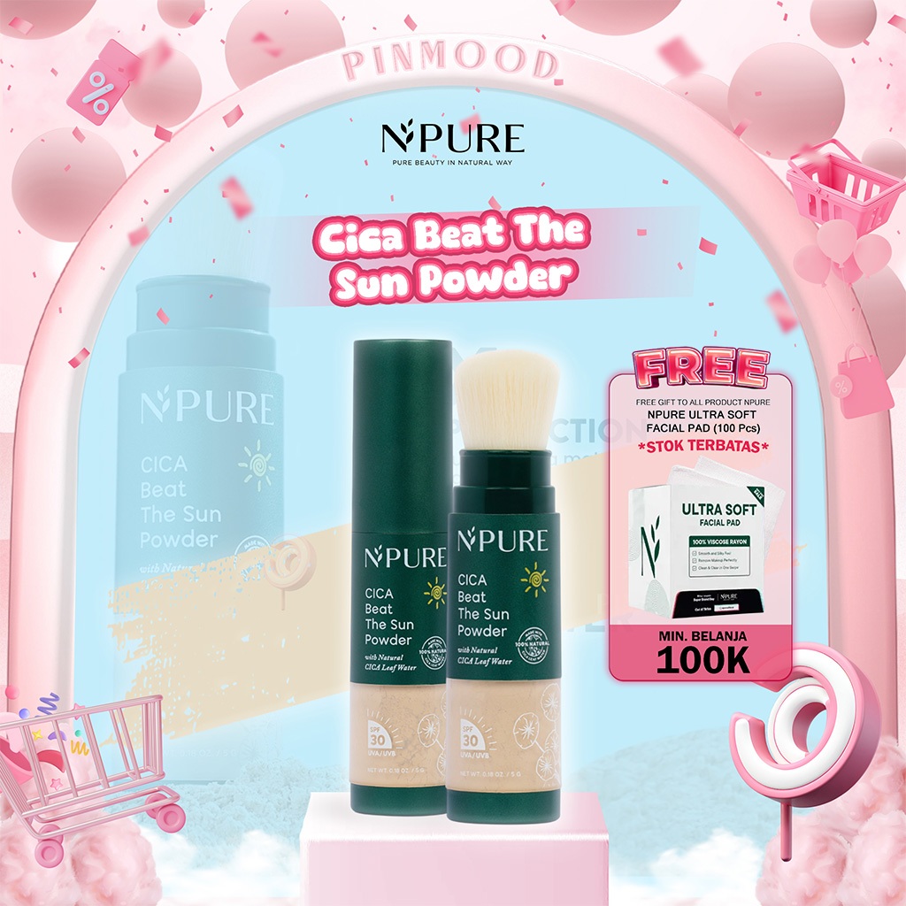 Jual NPURE - CICA BEAT THE SUN POWDER SPF35 PA++++ ( 5 g ) - Sunscreen ...