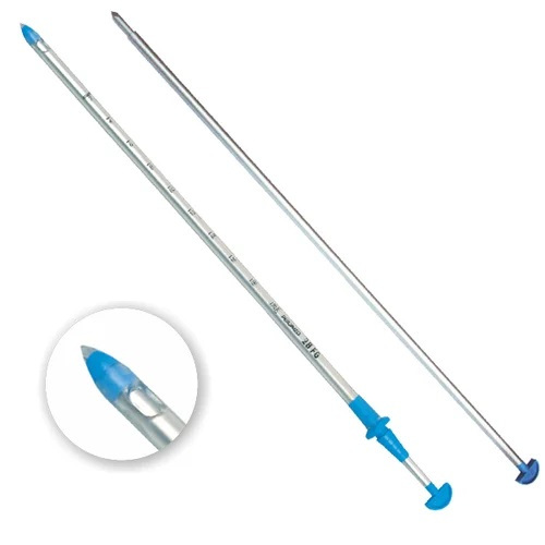 Jual THORACIC TROCARD ,Chest drainage catheter with trocar,,steril ...