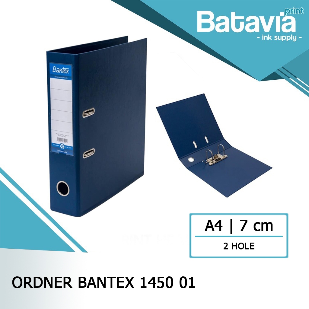 Jual ORDNER BANTEX 1450 01 A4 7 CM 2 RING 1 PCS | Shopee Indonesia