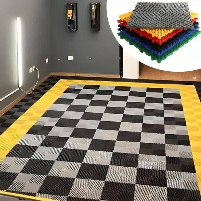 Jual Modular Floor Lantai Garasi Bengkel Interlocking Alas Cuci Mobil ...