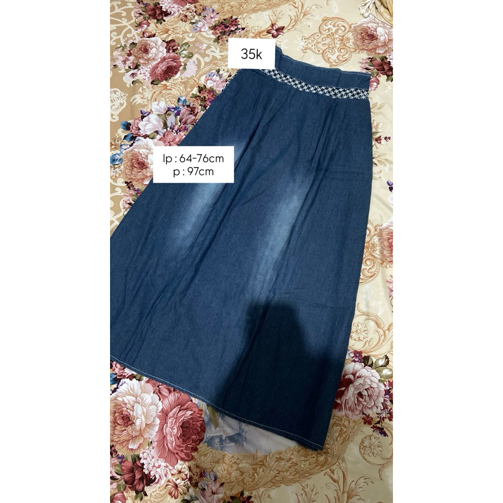 Jual Rok Jeans Retro | Shopee Indonesia