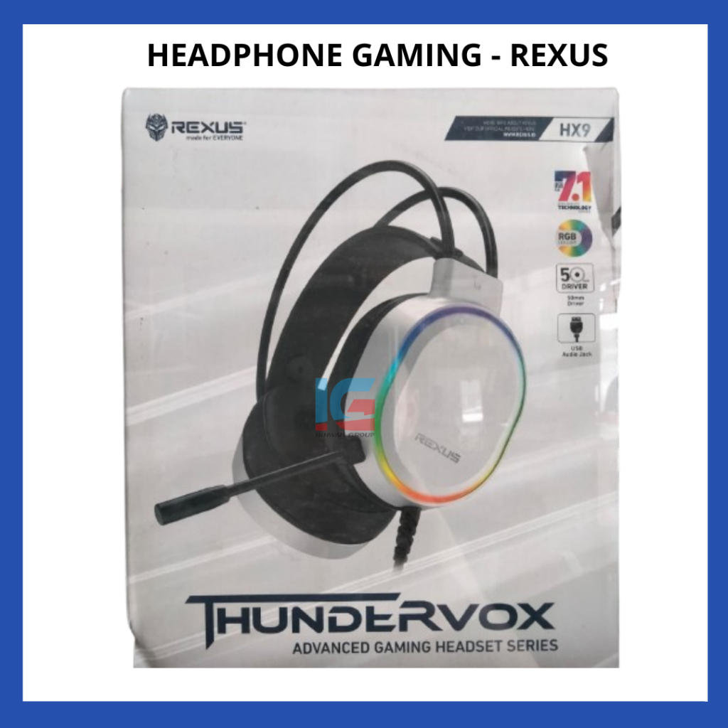 Jual Headset Gaming Rexus Thunderfox HX9 7.1 Surround Sound Gaming ...