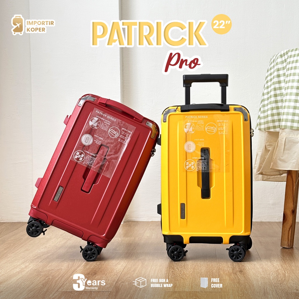 Jual Koper Trunk Joshee Patrick Pro Series 22 Inch TSA Travel Suitcase ...