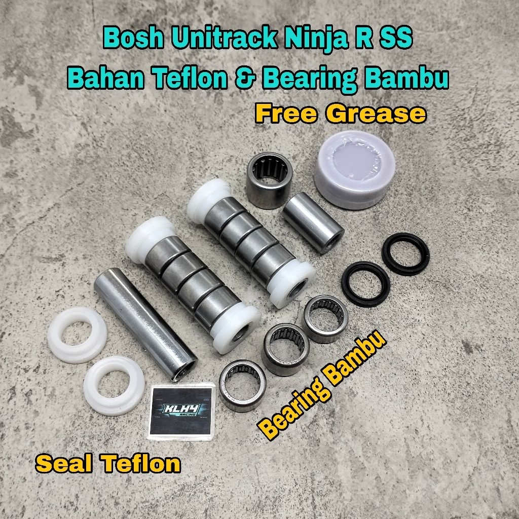 Jual Bosh Unitrack Ninja R SS Set Bosh Monoshock Bush Lengan Ayun Full ...