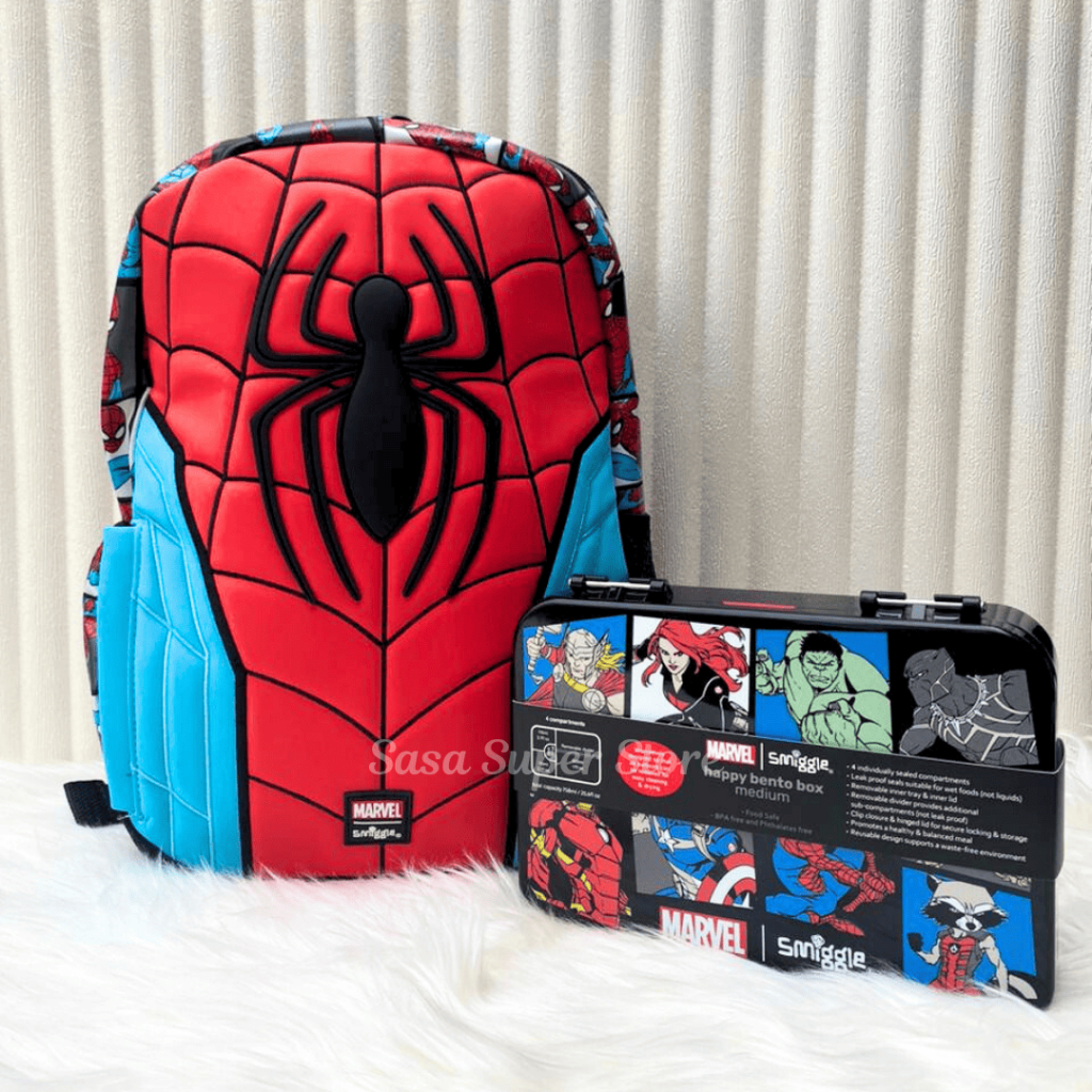 Jual SASA BEBE | SCHOOL BAG SMIGEL SERIES BOY SUPERHERO MARVEL ...