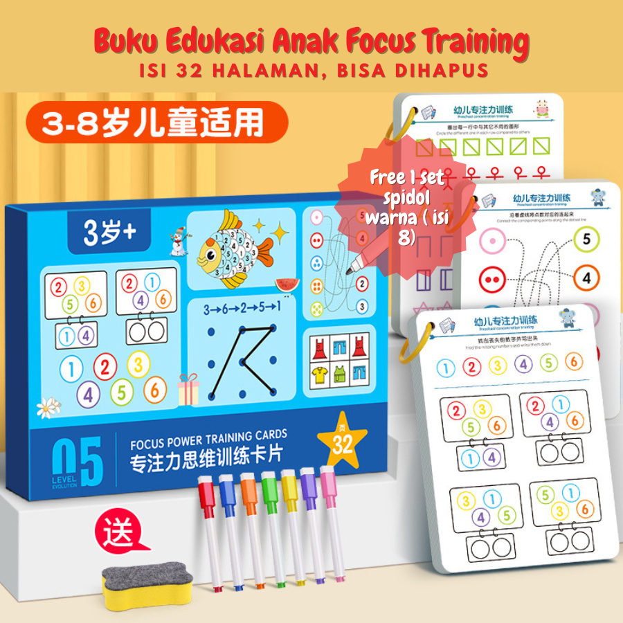 Jual Lembar Worksheet Coding Anak Wipe and Clean Reusable Book Buku ...