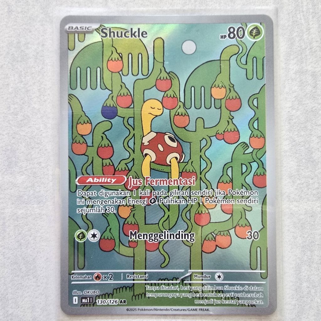Jual Shuckle AR Set Evolusi Mega MA1 130/126 - Kartu Pokemon TCG ...