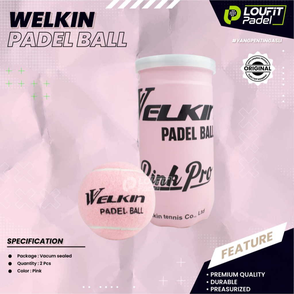 Jual Padel Ball Pink / Bola Padel Warna Soft Pink Original | Pink Padel ...