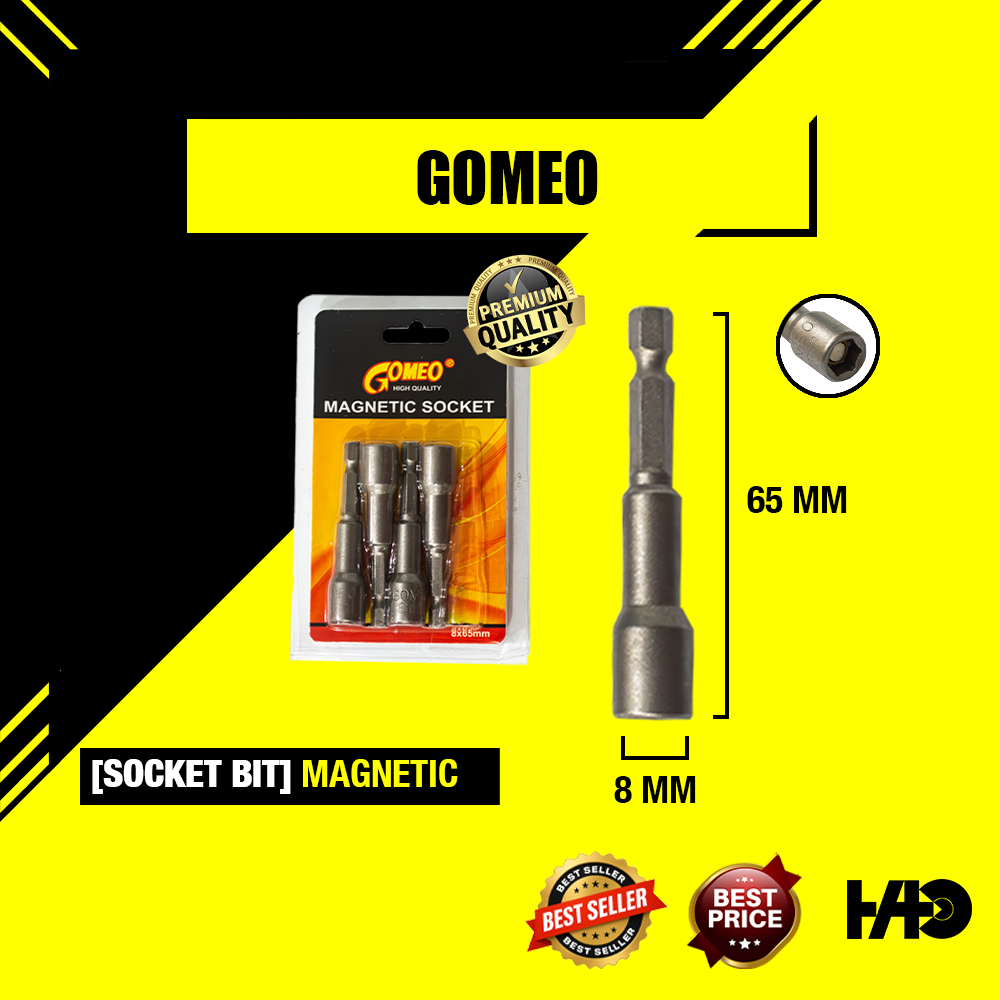 Jual GOMEO (per biji) Mata Bor / Kunci Baut Roofing Segienam 8x65 mm ...